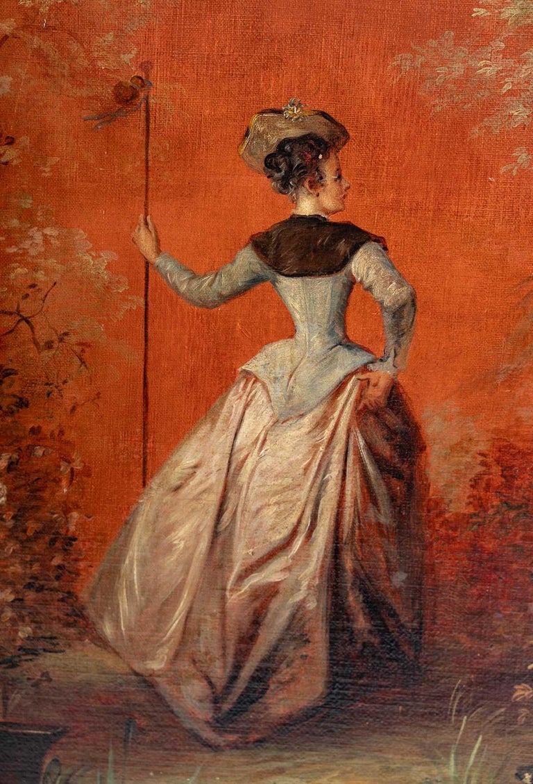 Suite of Three Paintings Forming a Triptych. For Sale at 1stDibs