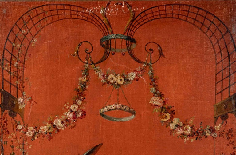 Suite of Three Paintings Forming a Triptych. For Sale at 1stDibs