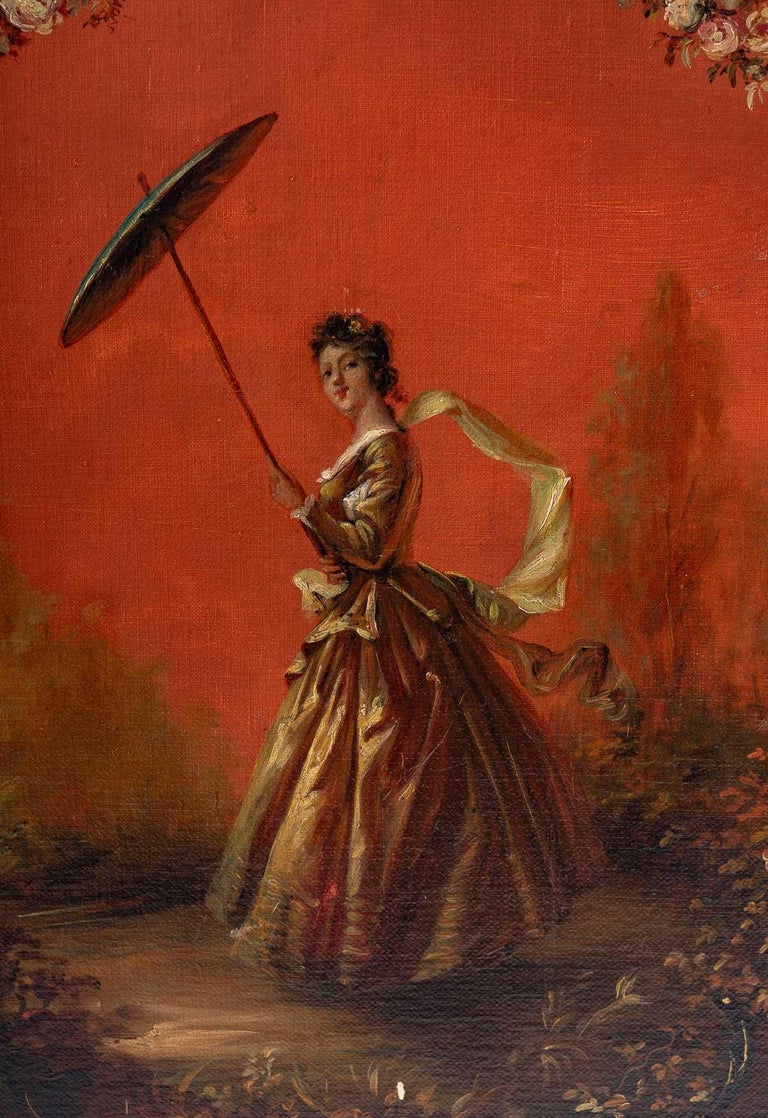 Suite of Three Paintings Forming a Triptych. For Sale at 1stDibs