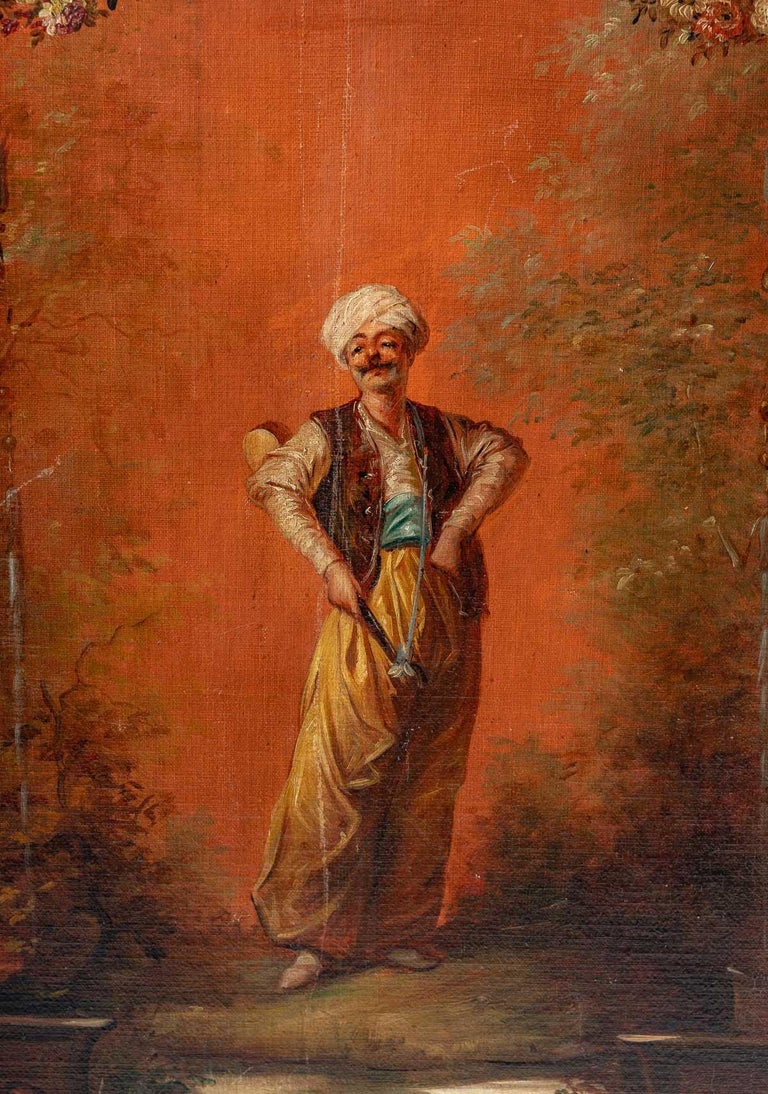 Suite of Three Paintings Forming a Triptych. For Sale at 1stDibs