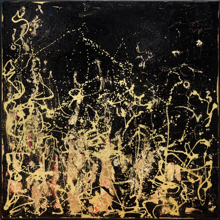 Suk Ja Kang - Every Fall's Wind (Shadow) II - Abstract Painting with ...