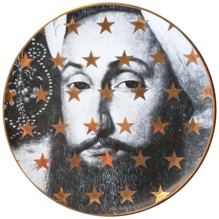 Sultan Gold Porcelain Plate 03 For Sale at 1stDibs