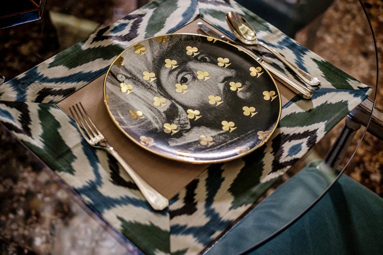 Sultan Gold Porcelain Plate 04 For Sale at 1stDibs