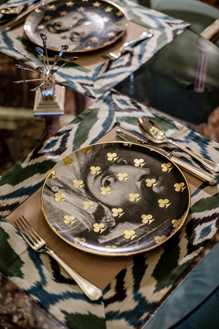 Sultan Gold Porcelain Plate 04 For Sale at 1stDibs