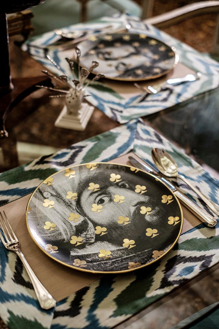 Sultan Gold Porcelain Plate 04 For Sale at 1stDibs