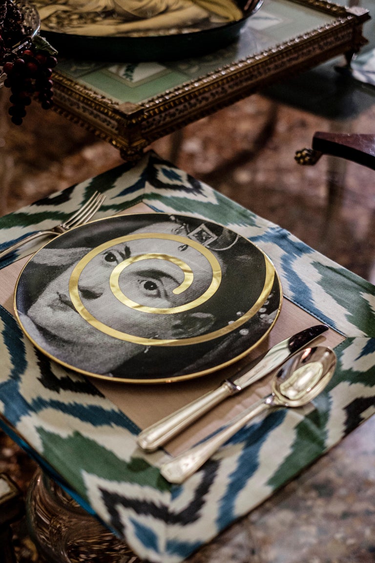 Sultan Gold Porcelain Plate 05 For Sale at 1stDibs