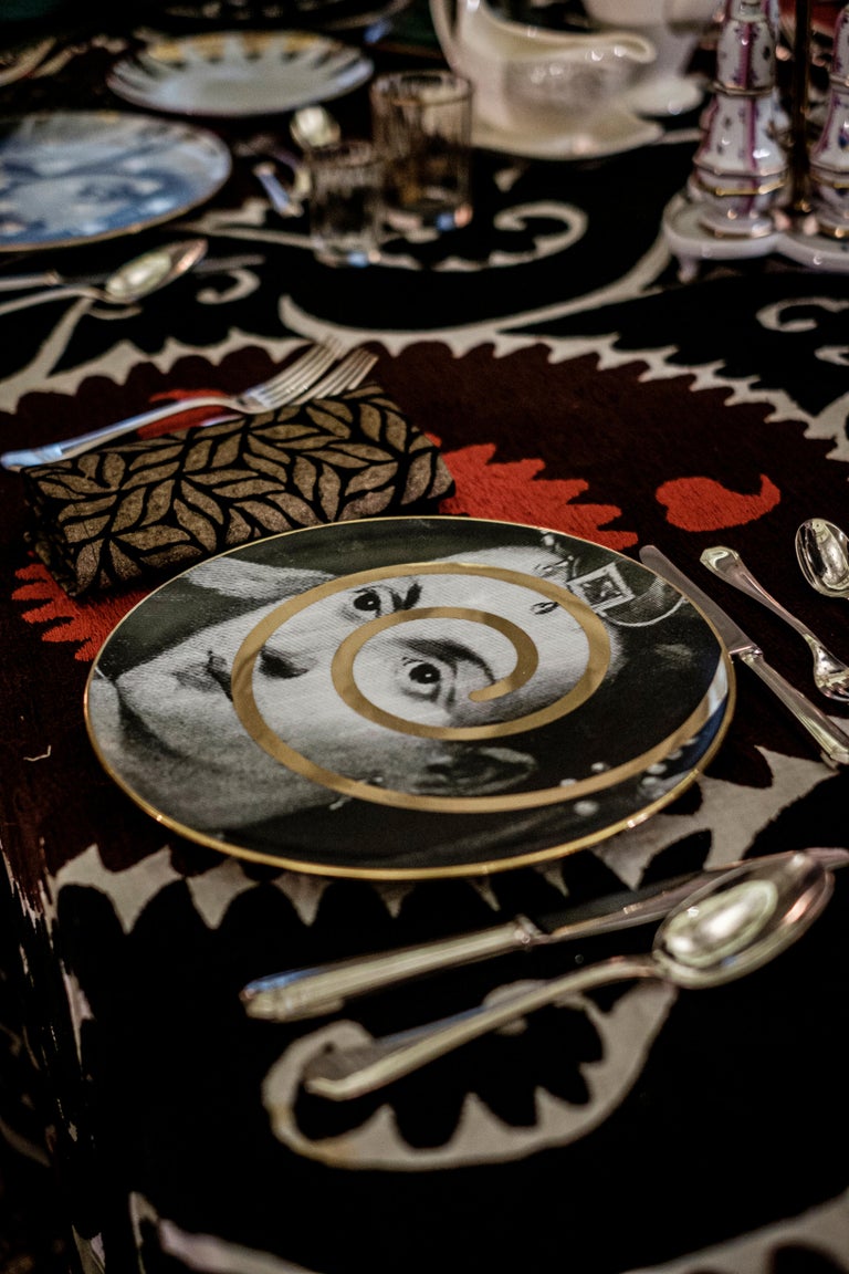 Sultan Gold Porcelain Plate 05 For Sale at 1stDibs