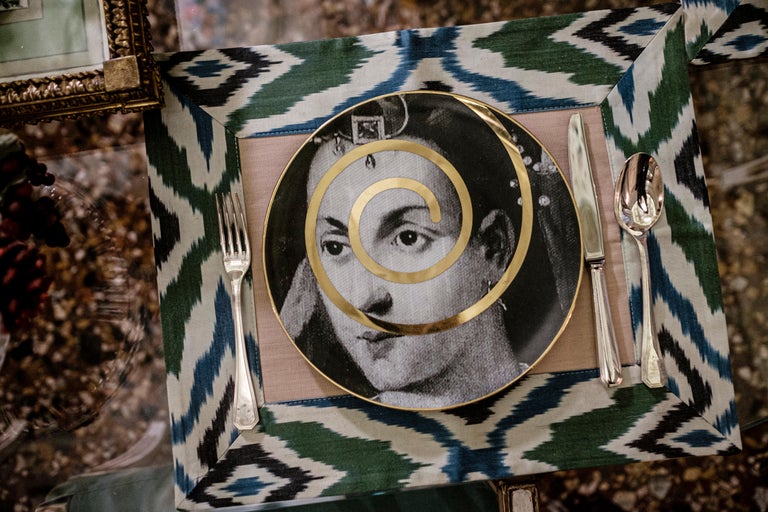 Sultan Gold Porcelain Plate 05 For Sale at 1stDibs