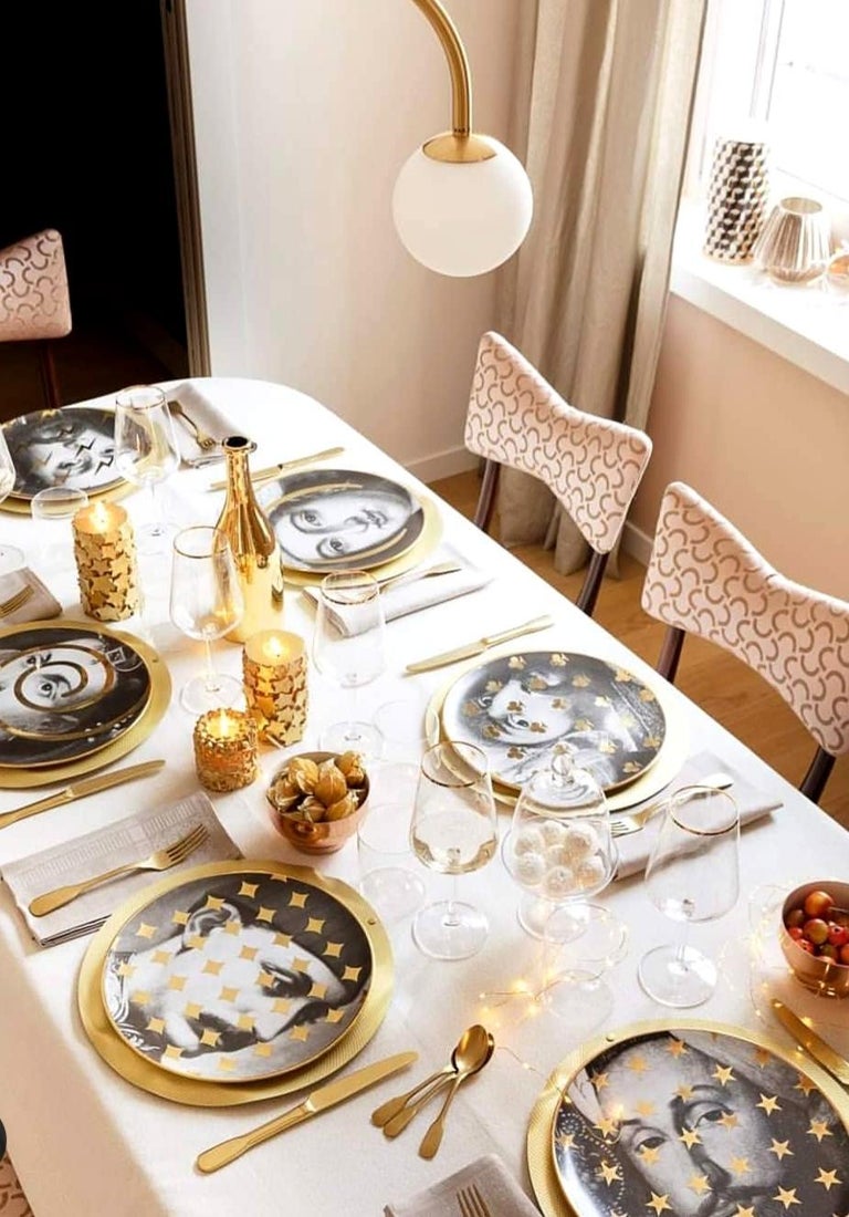 Sultan Gold Porcelain Plate 06 For Sale at 1stDibs