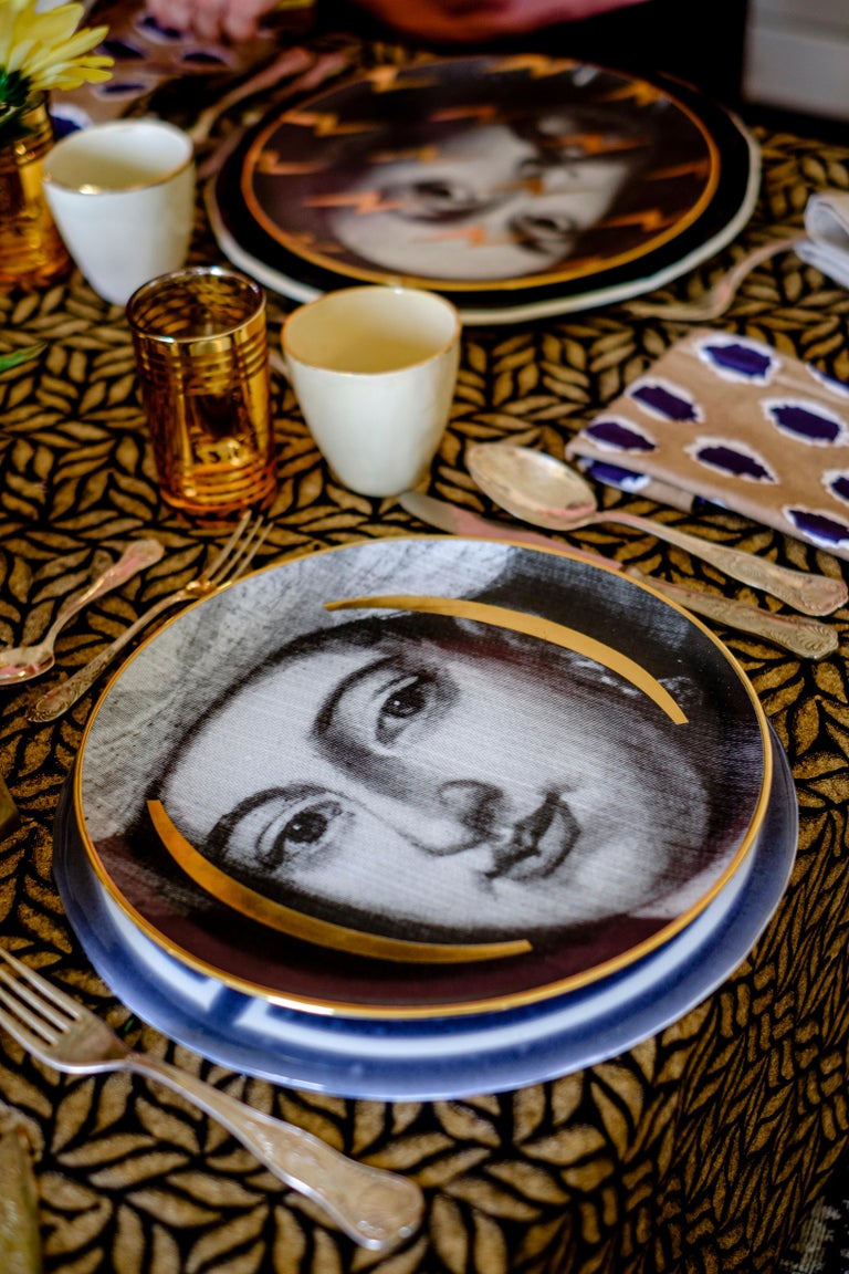 Sultan Gold Porcelain Plate 06 For Sale at 1stDibs