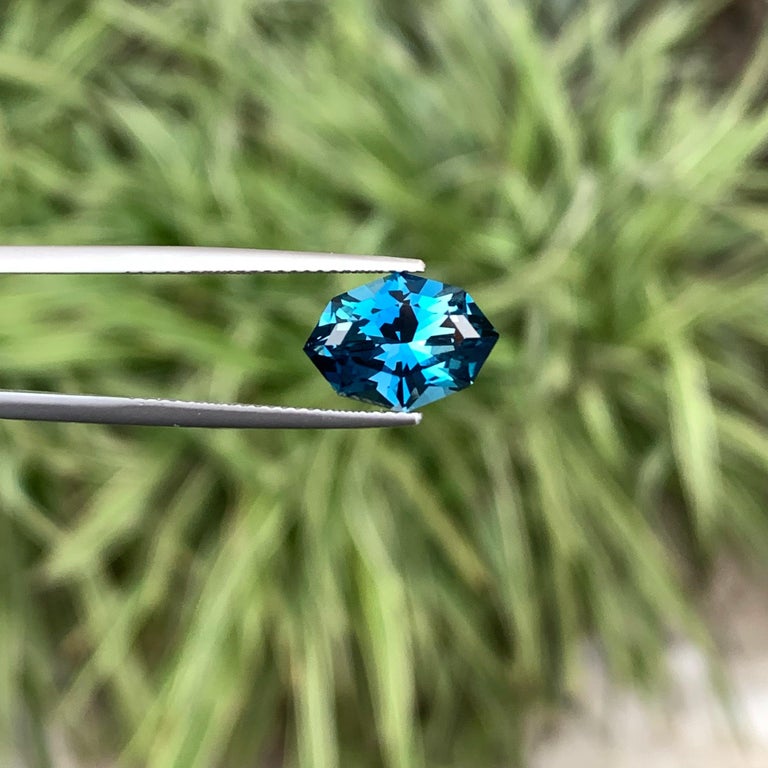 Sumptuous London Blue Topaz Gemstone 4.25 Carats Topaz Gemstone Mystic ...