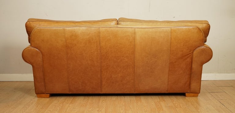 Sumptuous Multiyork Buttery Soft Tan Leather Two Three Seater Sofa at ...