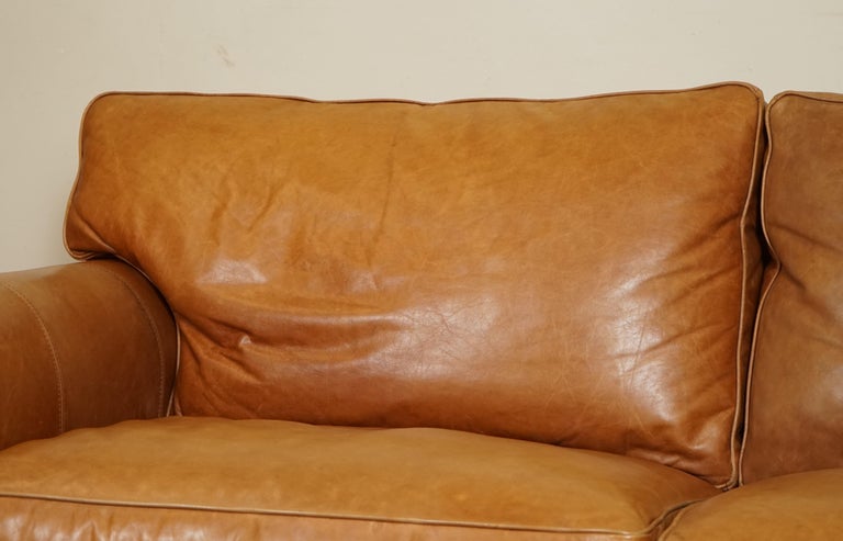 Sumptuous Multiyork Buttery Soft Tan Leather Two Three Seater Sofa at ...