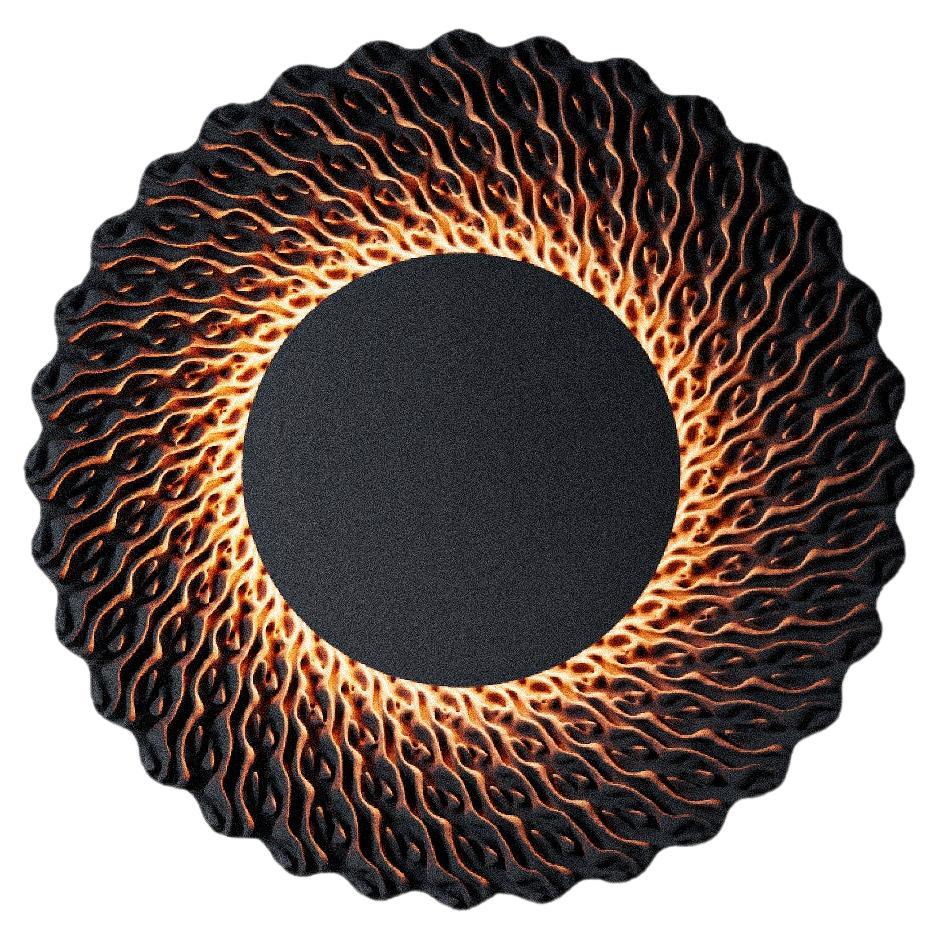 Sun Lamp VXS.02 - Wall Mounted Sconce - 3D Printed Sand For Sale at 1stDibs