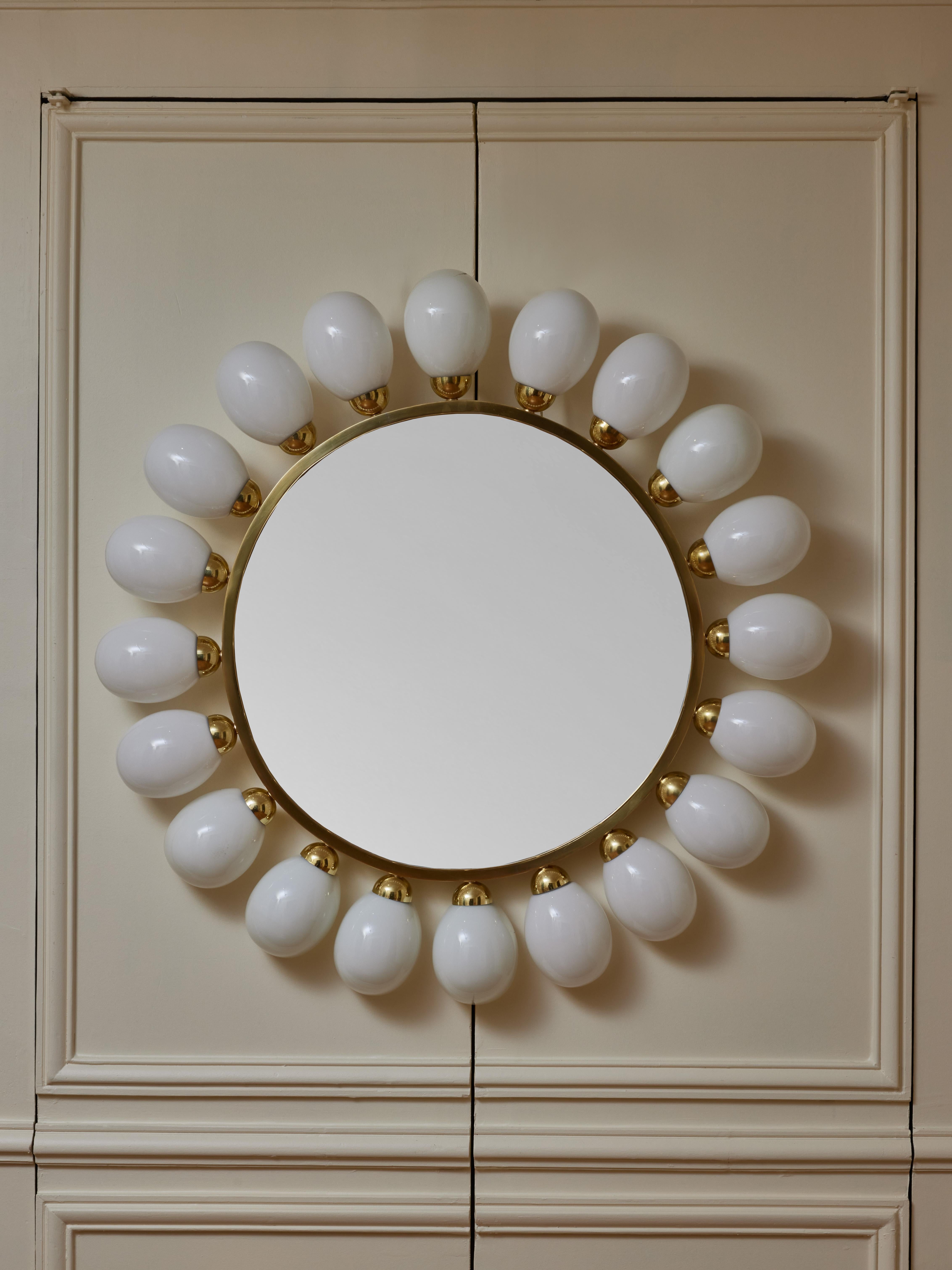 "Sun" mirror by Studio Glustin at 1stDibs