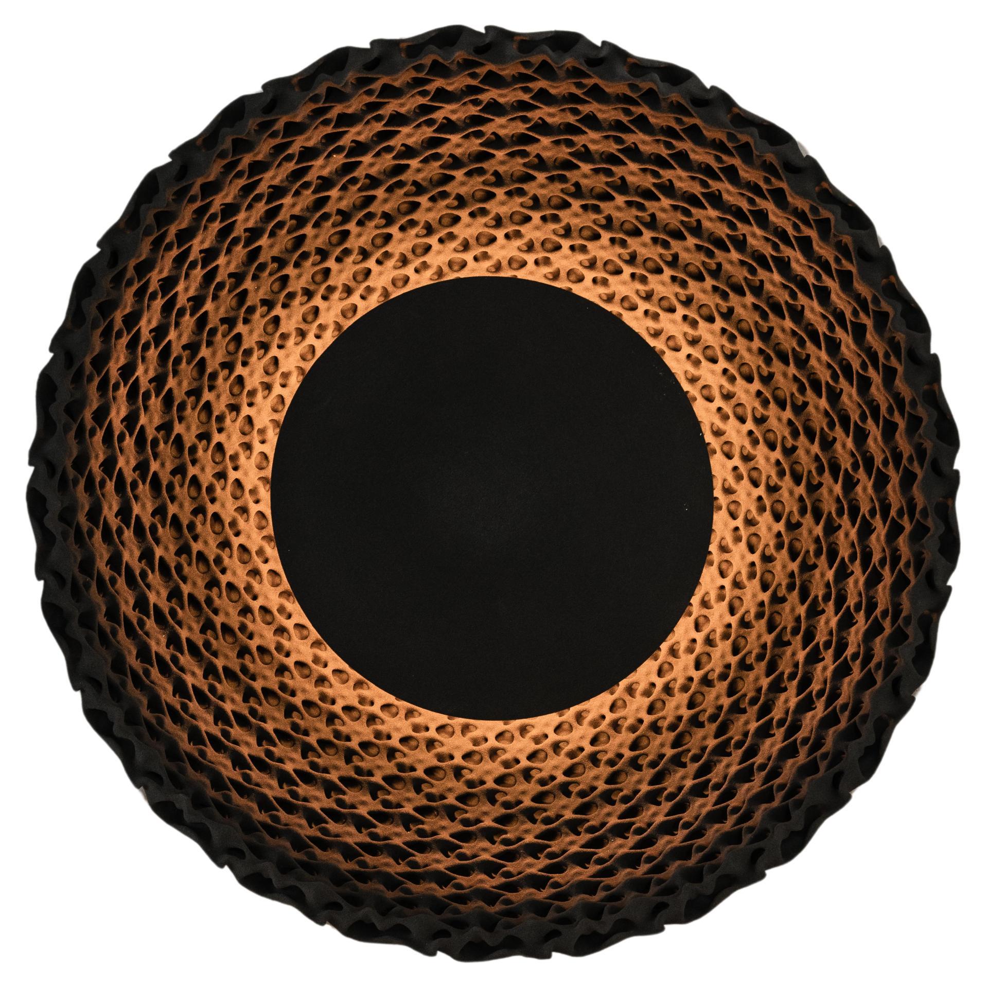 Sun Wall Lamp, 3D-Printed Sand, Parametric Atmospheric, Mood Lighting ...