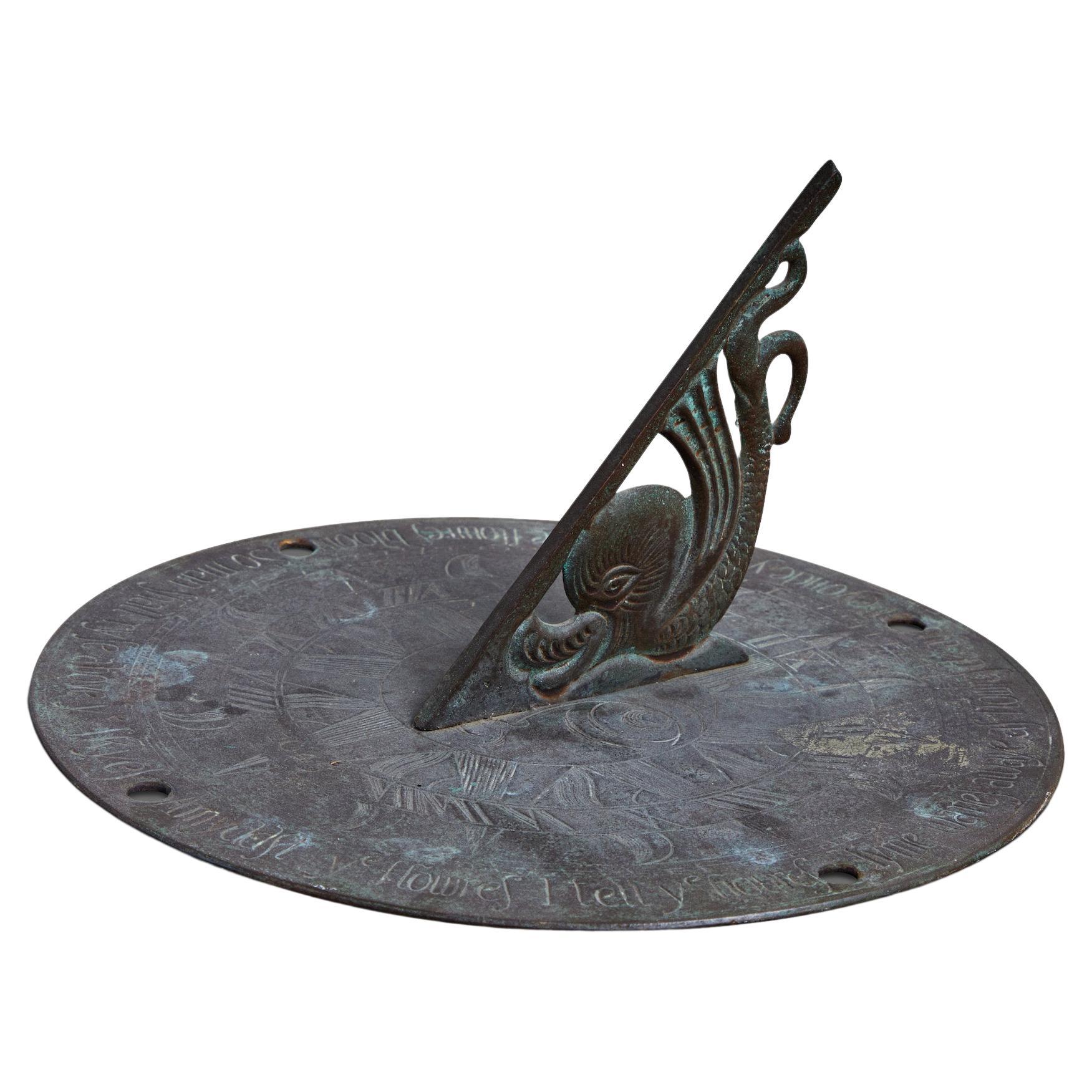 Fine Sundial by Adie of Edinburgh at 1stDibs