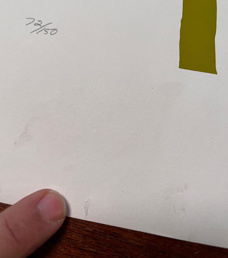 Sunflower Lithograph Signed Montgomery For Sale at 1stDibs