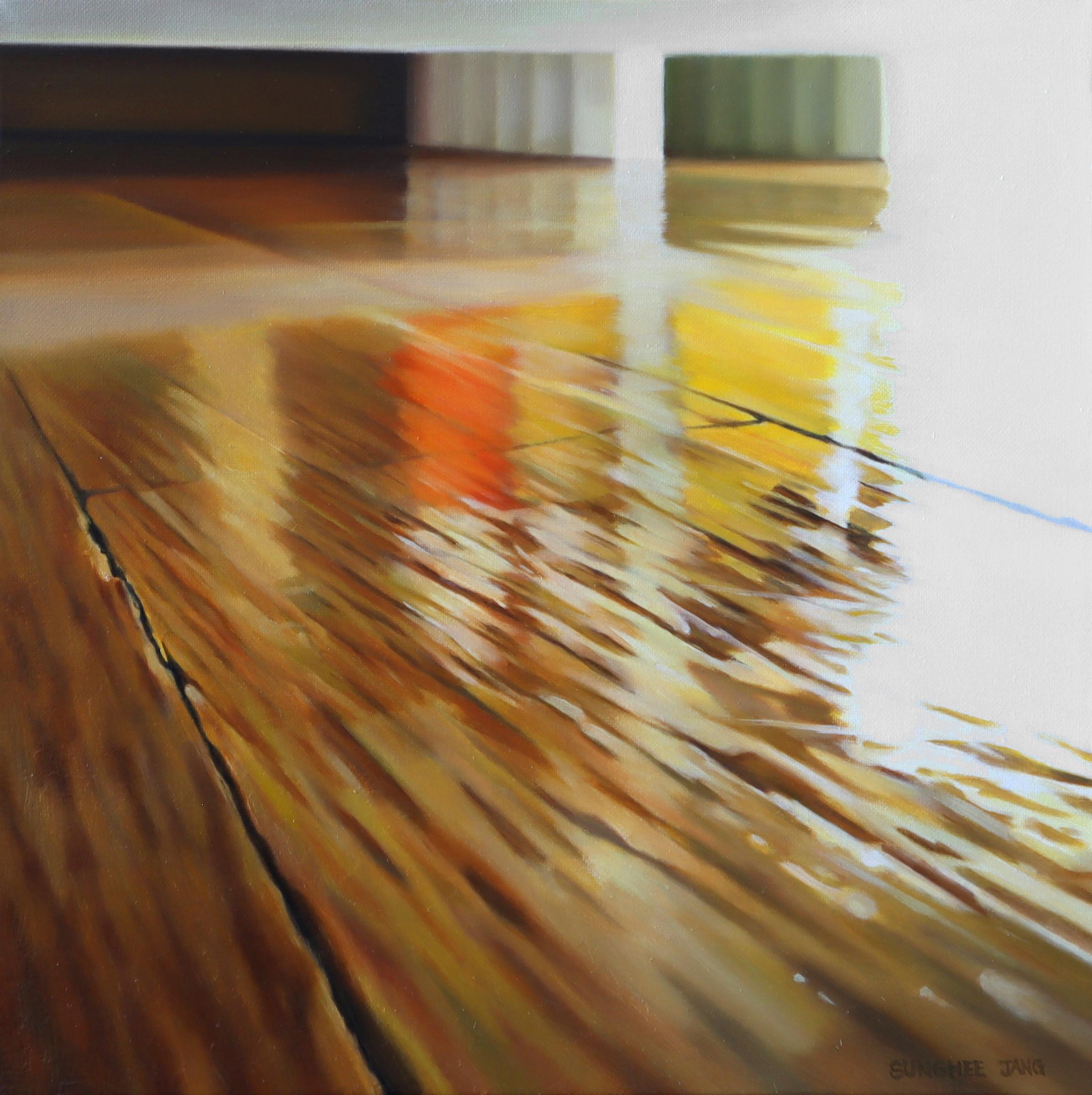 SungHee Jang - Window, Contemporary Realist Painting, Oil, Reflection ...