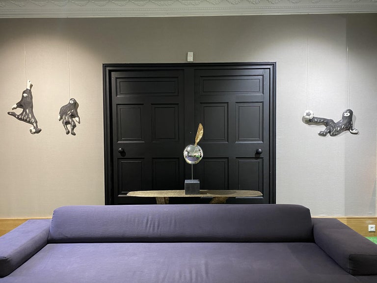 Sungrea Kim - Layla the kicker drawing wall sculpture, figurative by ...