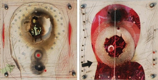 Sunil Das - Ink Drawings, Pen and Ink on Handmade Paper, Black and ...