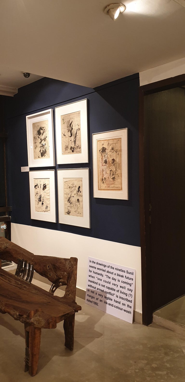 Sunil Das - Ink Drawings on Thick Paper, Black and White by Indian ...