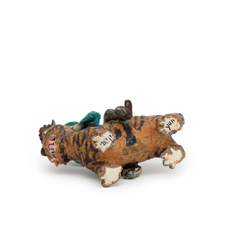 SunKoo Yuh - Man Riding Tiger by Sunkoo Yuh at 1stDibs