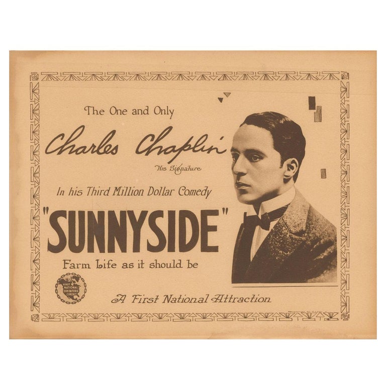 Sunnyside 1919 U.S. Title Card For Sale at 1stDibs
