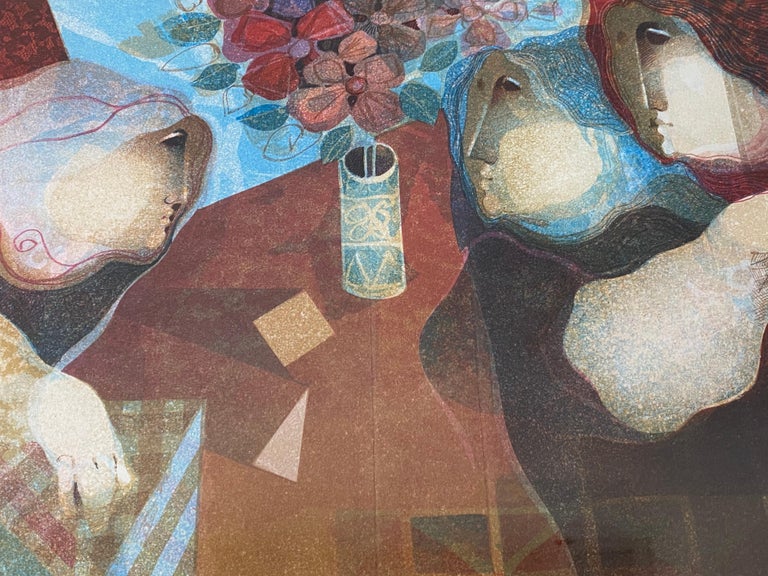 Sunol Alvar - Alvar Sunol Pencil Signed Lithograph C.1970s For Sale at ...