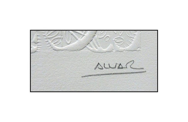 Sunol Alvar - Sunol Alvar Original Embossed Color Lithograph Signed ...