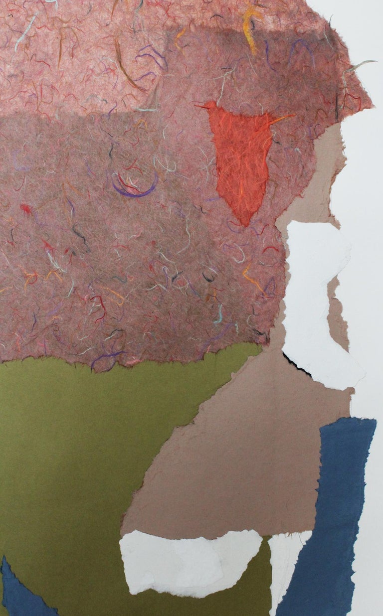 "Sunrise Spring," 2021 Large Abstract Collage on Paper by Diane Love ...