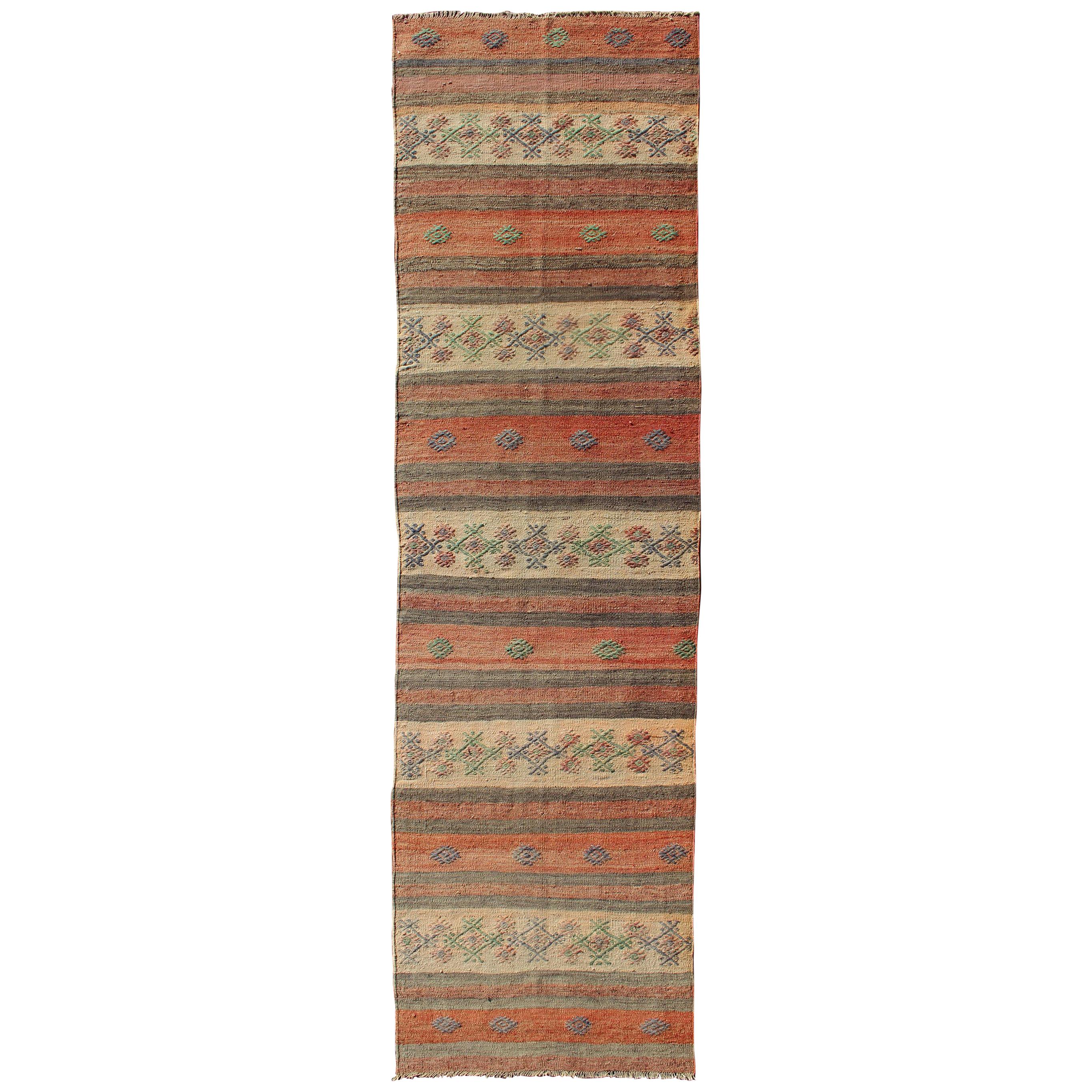 Kars Kilim Runner Rug For Sale at 1stDibs
