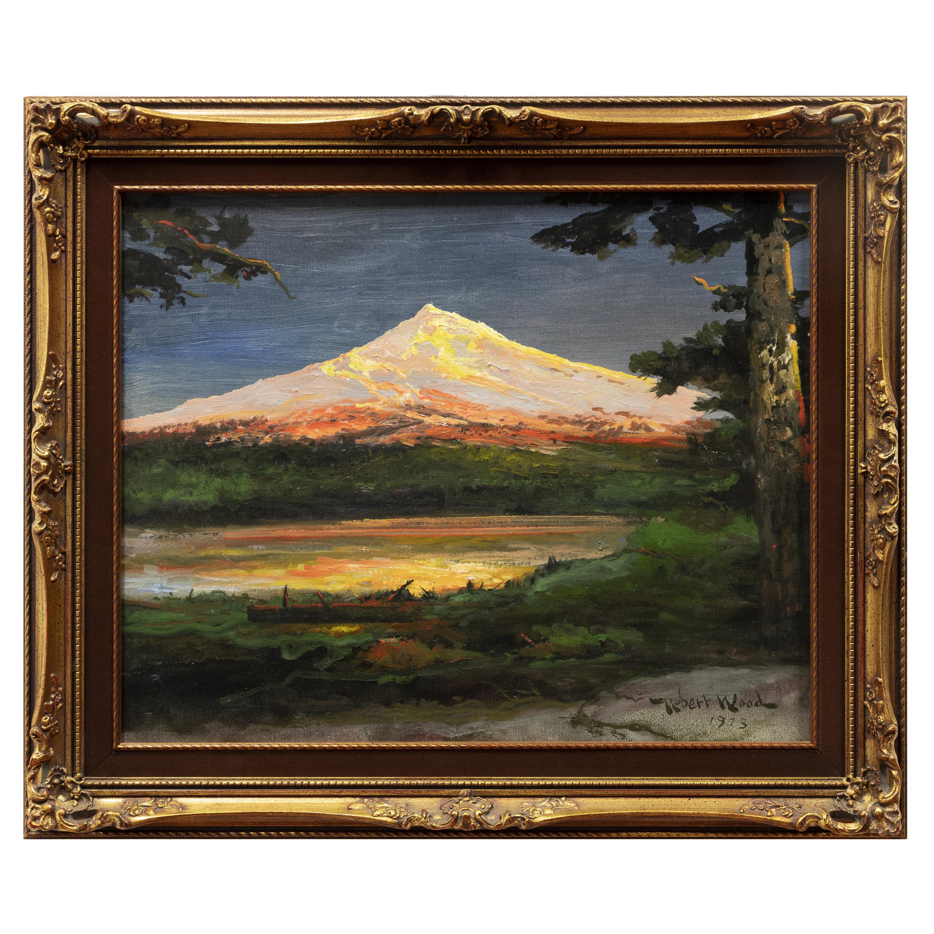 "Sunset On A Quiet Creek" Oil Painting By Julian Rix at 1stDibs