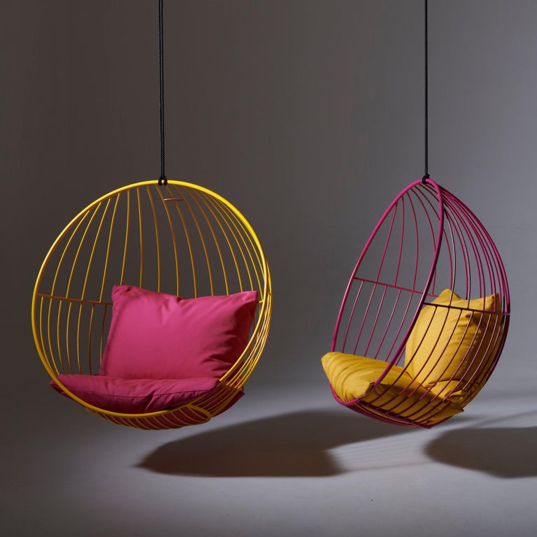 Supended Chair Bubble in Pink For Sale at 1stDibs