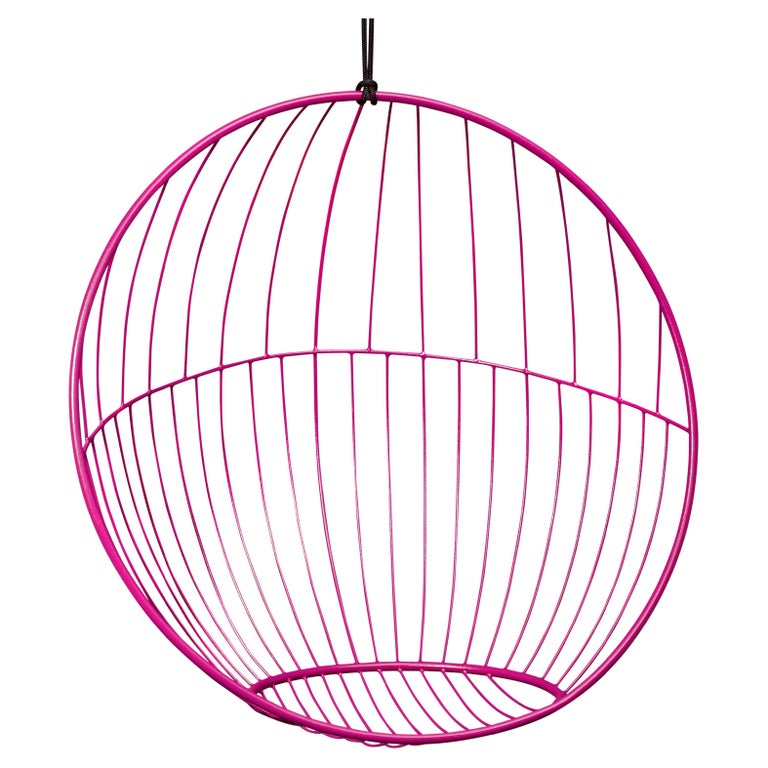 Supended Chair Bubble in Pink For Sale at 1stDibs