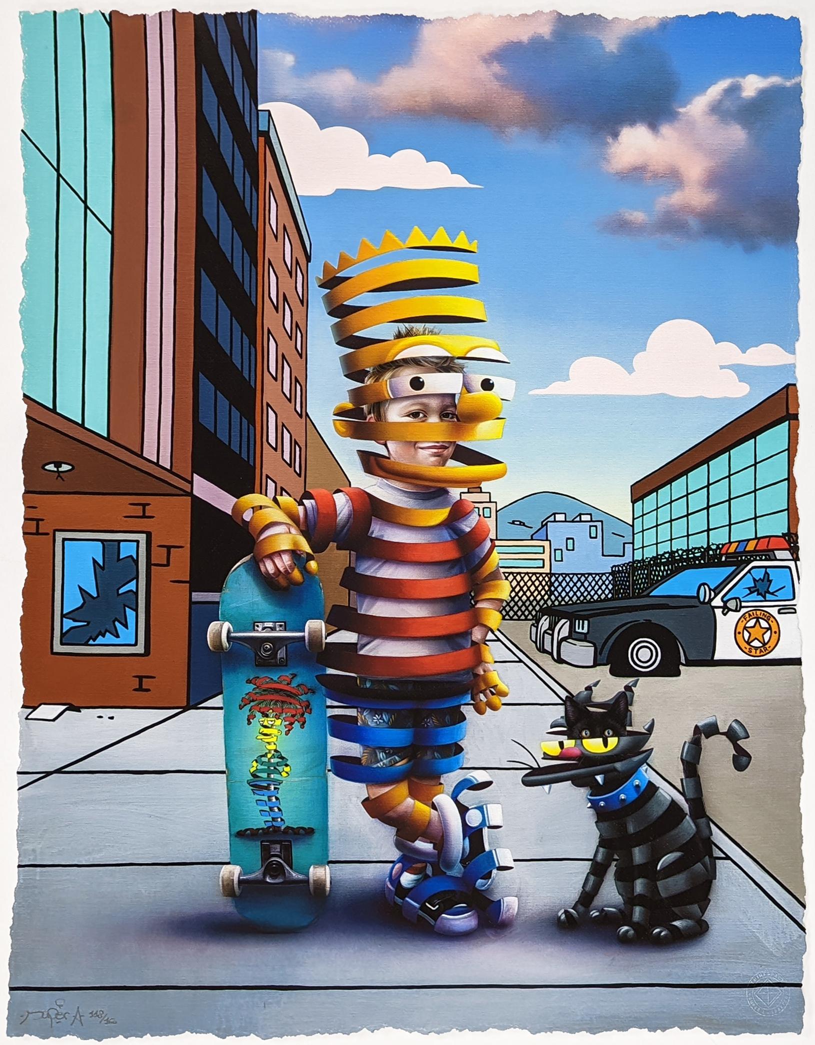 Super A (Stefan Thelen) - EL BARTO (BART SIMPSON) For Sale at 1stDibs