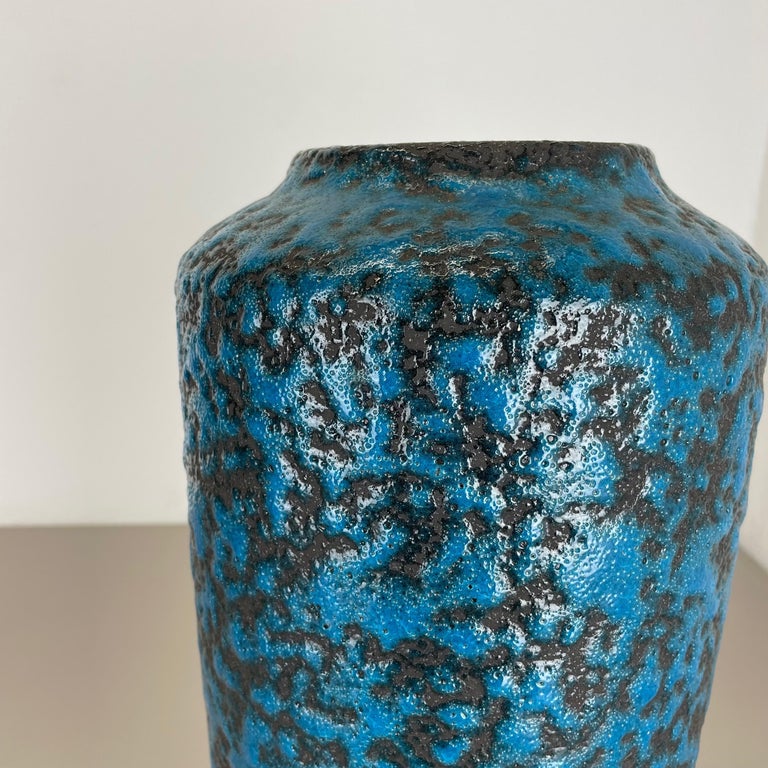 Super Color Crusty Fat Lava Blue 38cm Floor Vase Scheurich, Germany WGP ...
