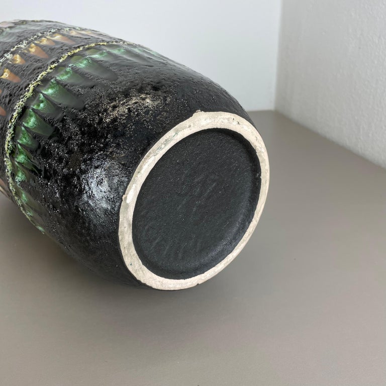 Super Color Crusty Fat Lava Blue Floor Vase Scheurich, Germany WGP ...