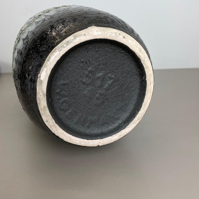 Super Color Crusty Fat Lava Blue Floor Vase Scheurich, Germany WGP ...