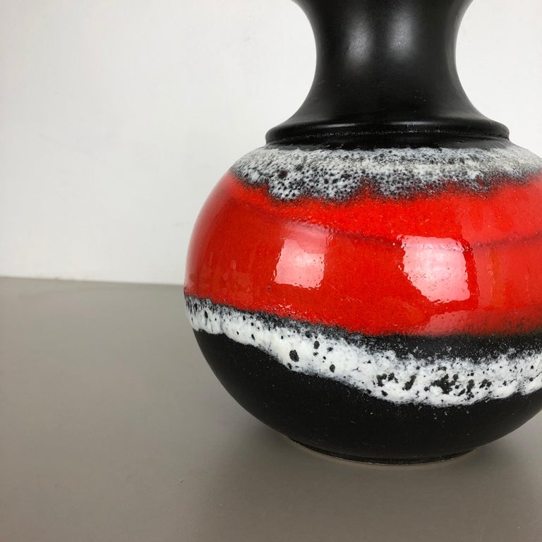 Super Colorful Fat Lava Pottery "66 25" Vase by Bay Ceramics, Germany ...