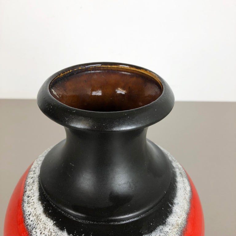 Super Colorful Fat Lava Pottery "66 25" Vase by Bay Ceramics, Germany ...