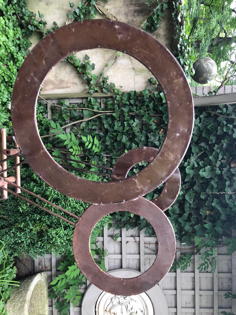 Super Cool 1960s Outdoor Kinetic Pendulum Sculpture at 1stDibs
