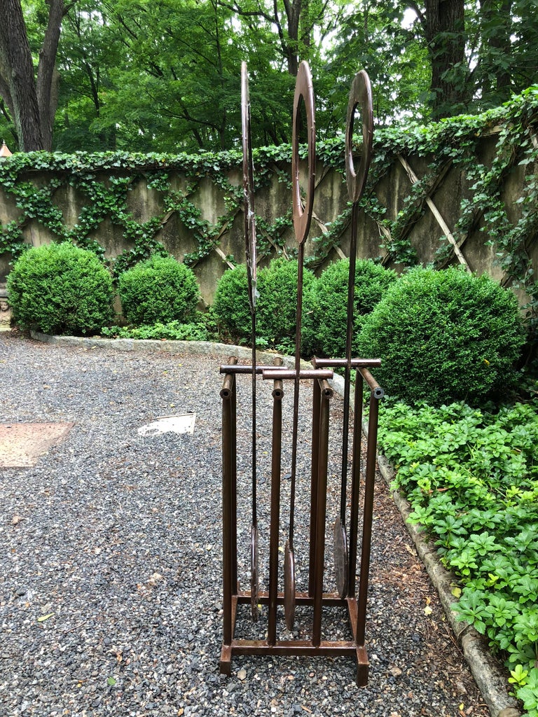 Super Cool 1960s Outdoor Kinetic Pendulum Sculpture at 1stDibs