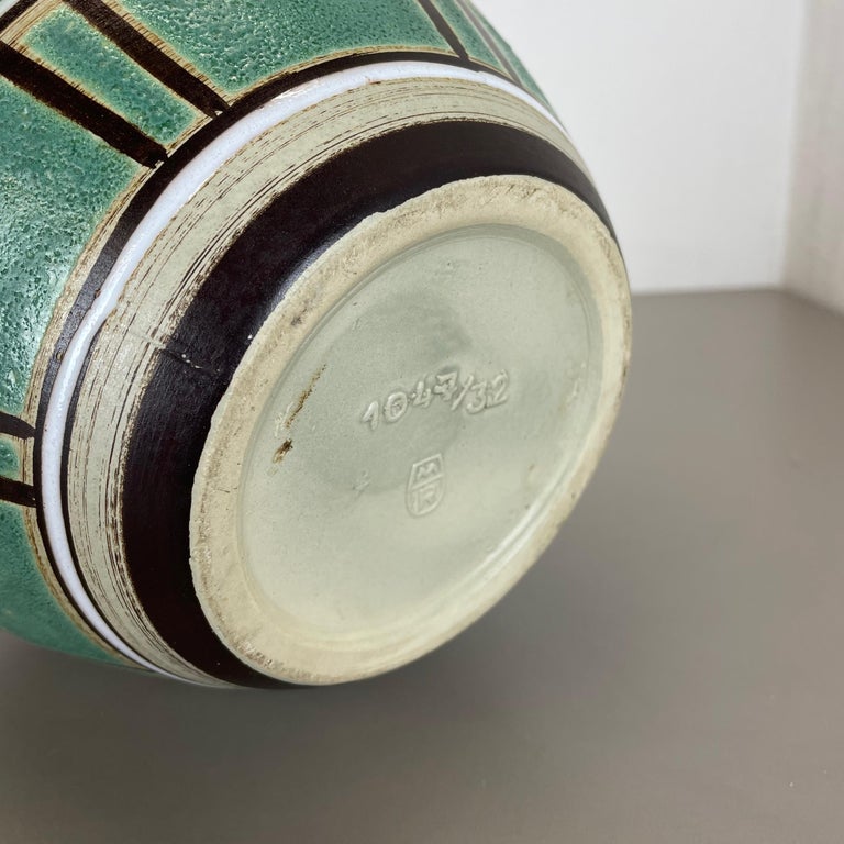 Super Large Ceramic Pottery Floor Vase by Marzi and Remy, Germany ...