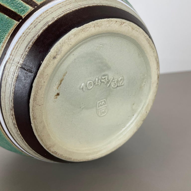 Super Large Ceramic Pottery Floor Vase by Marzi and Remy, Germany ...