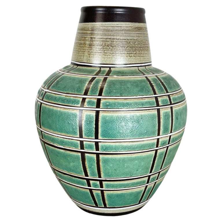 Super Large Ceramic Pottery Floor Vase by Marzi and Remy, Germany, 1960s For Sale at 1stDibs