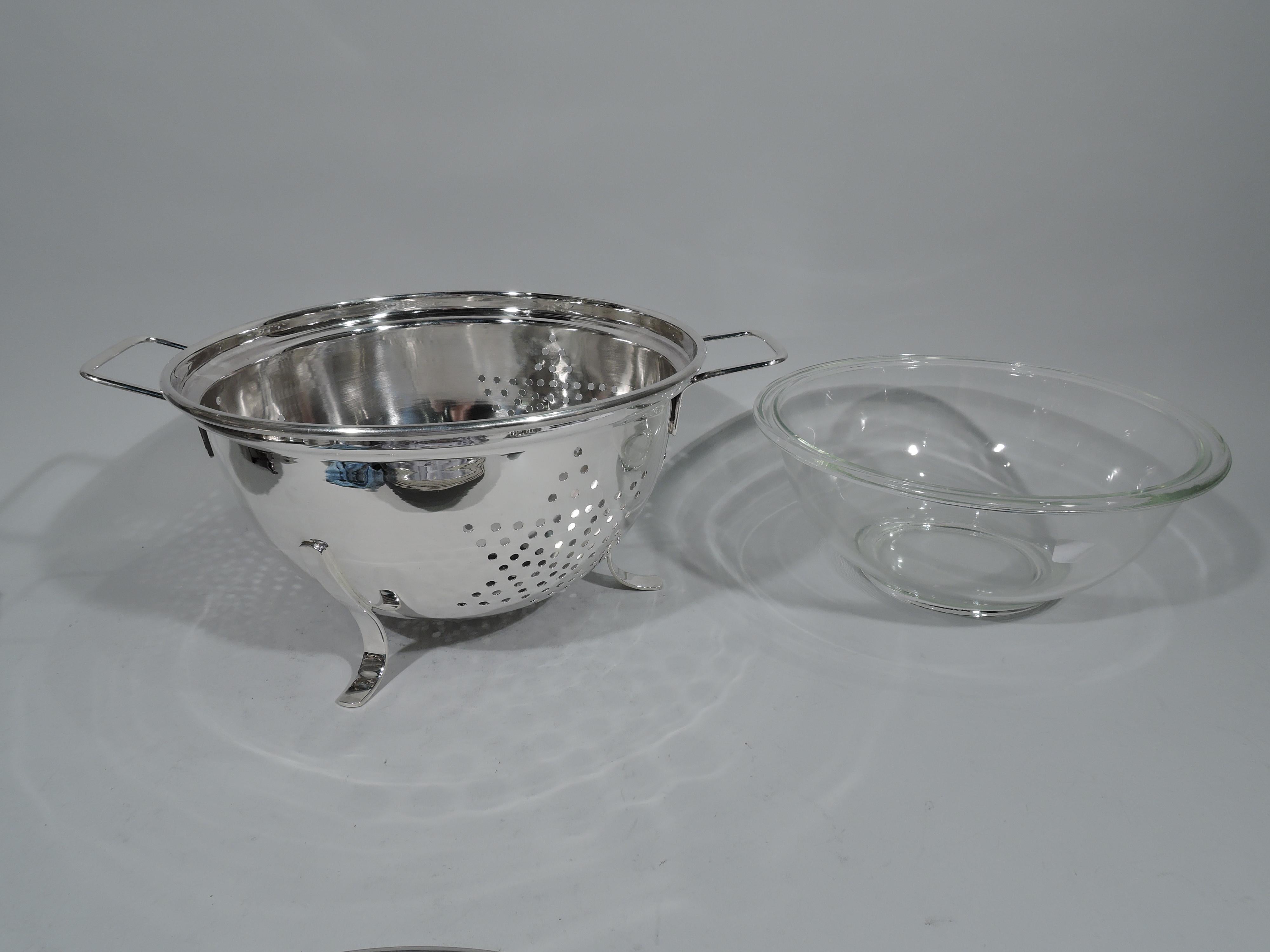Super Luxurious Hand-Made Sterling Silver Colander by Cartier For Sale ...