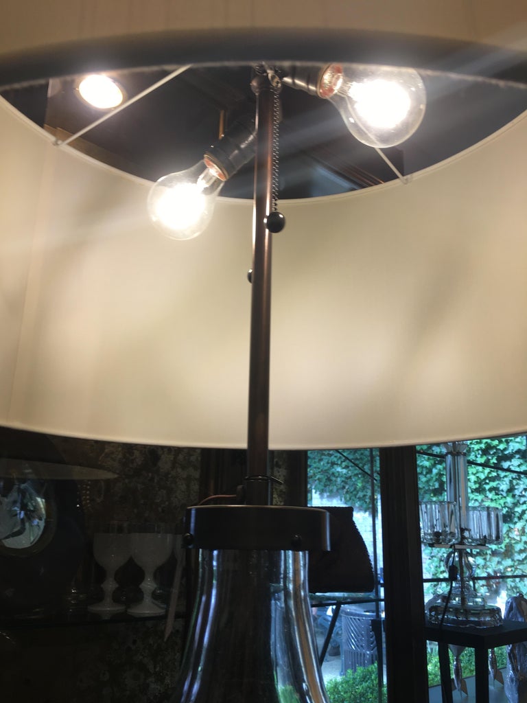 Super-Oversized Pyrex Laboratory Bottle Table Lamp For Sale at 1stDibs