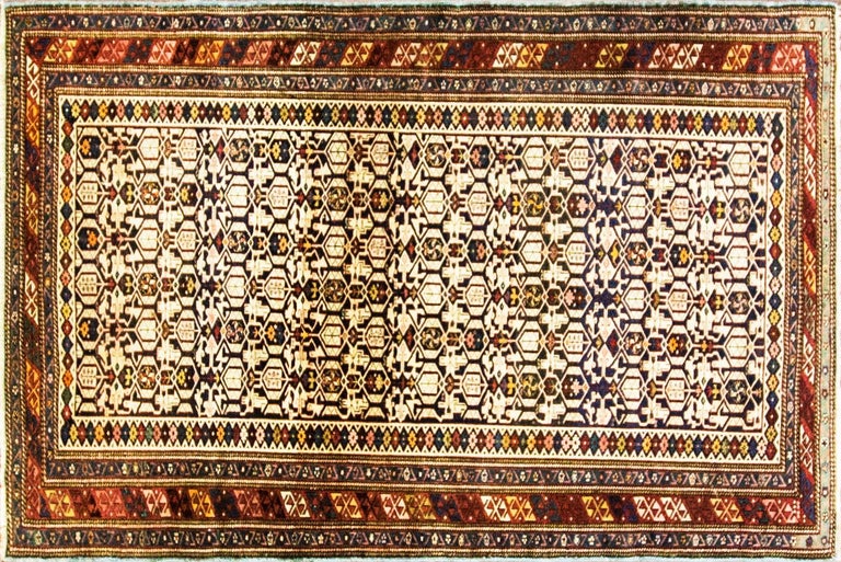 Super Quality Antique Kuba or Quba Caucasian Rug For Sale at 1stDibs