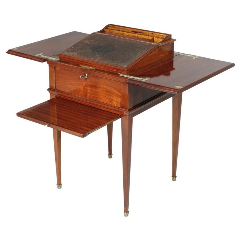 Super Rare 19th Century Transforming Ladies Desk, Empire Secretary ...
